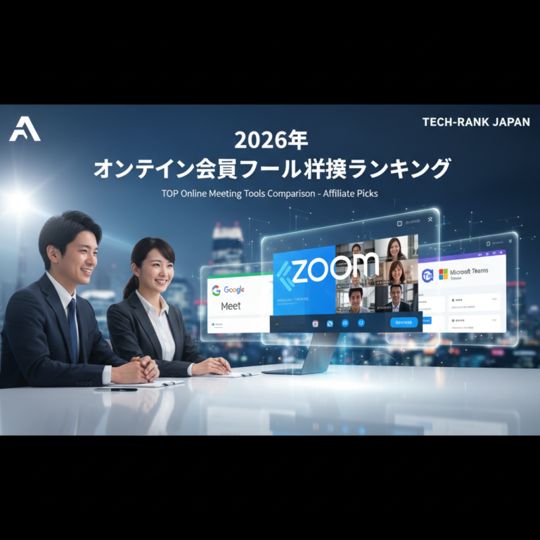 オンライン会議ツールおすすめランキング2026【Zoom・Meet・Teams徹底比較】 | AI Tools Lab
